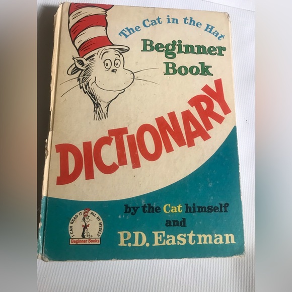 Dr. Suess | Other | Vintage 964 The Cat In The Hat Dictionary Beginner ...